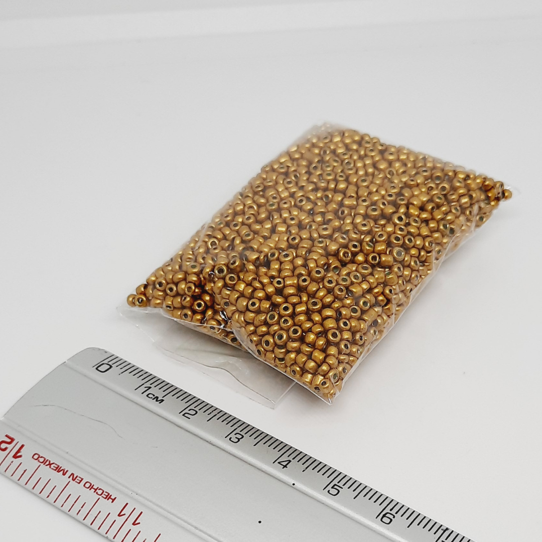 (1013-0044) MOSTACILLA DORADO QUEMADO – 2MM – TIENDA INSUMOS CORAL