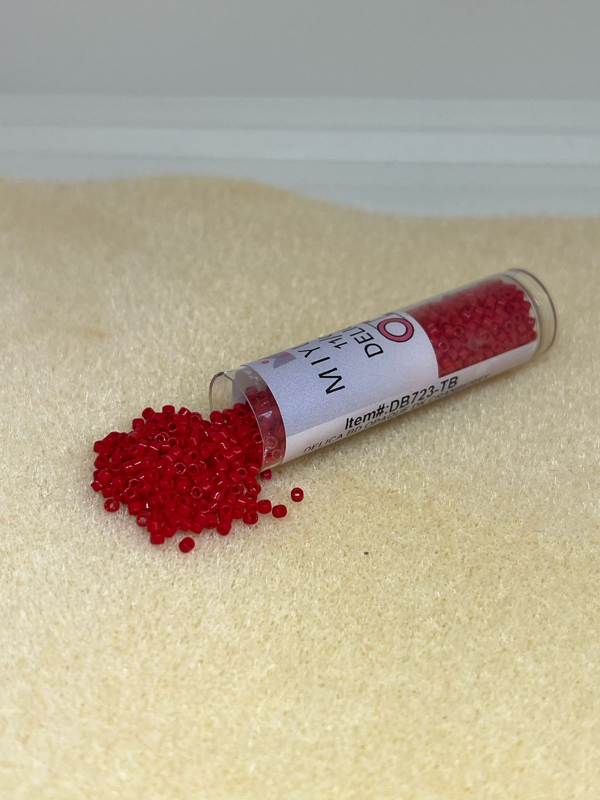 (DB723-TB) MIYUKI DELICA 11/0 COLOR BD OPAQUE DK.CRANBERRY – 7.2 GR ...