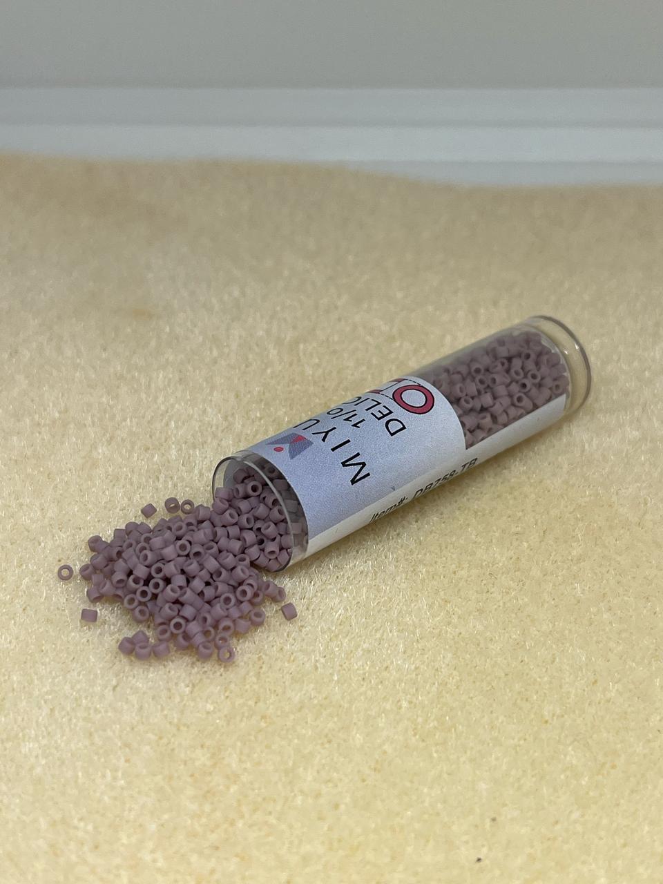 (DB758-TB) MIYUKI DELICA 11/0 COLOR BD MATTE OPAQUE LILAC – 7.2 GR ...